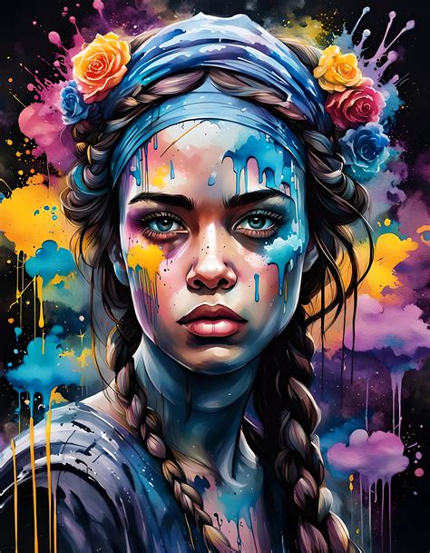 Ai 생성 여성 페인트 그림 Pixabay의 무료 이미지 Pixabay