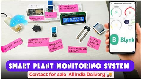 smart plant monitoring system using nodemcu and blynk 2 o smart agriculture project youtube