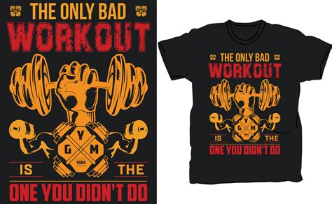 Exclusive Gym T Shirt Vector Design Template 11513177 Vector Art At