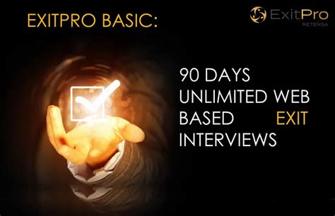 90 Days Unlimited Web Based Exit Interviews Exitpro Basic