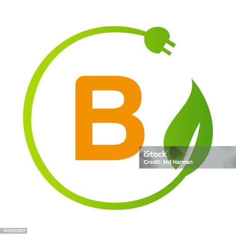 편지 B 녹색 에너지 전기 플러그 로고 템플릿 전기 플러그 사인 개념 에코 그린 리프 벡터 기호 0명에 대한 스톡 벡터 아트 및 기타 이미지 Istock