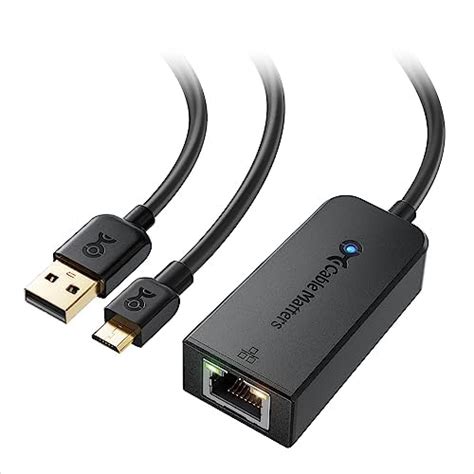 Amazon Com Amazon Basics USB 3 0 To 10 100 1000 Gigabit Ethernet Internet Adapter Black