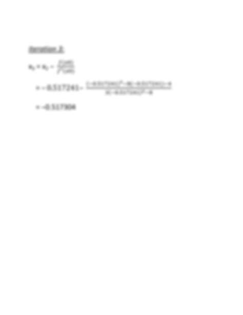 solution newton ralphson method explanation with detailed solved