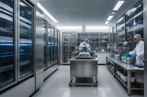 Premium Photo Scientist In A Sterile Laboratory Environment