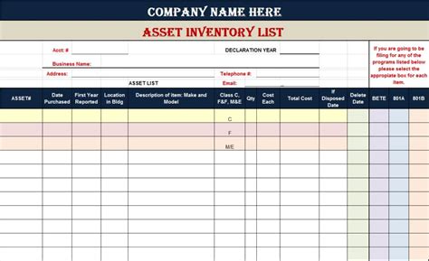 Inventory List Format 10 Free Inventory List Templates Jotform