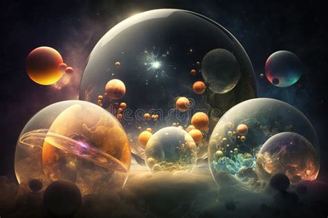 Multi Verse Conceptmultiple Universe Stock Illustration Illustration