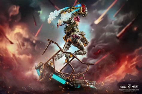 League Of Legends Jinx And Vi 16 Scale Statue Bundle From Purearts And Riot Games