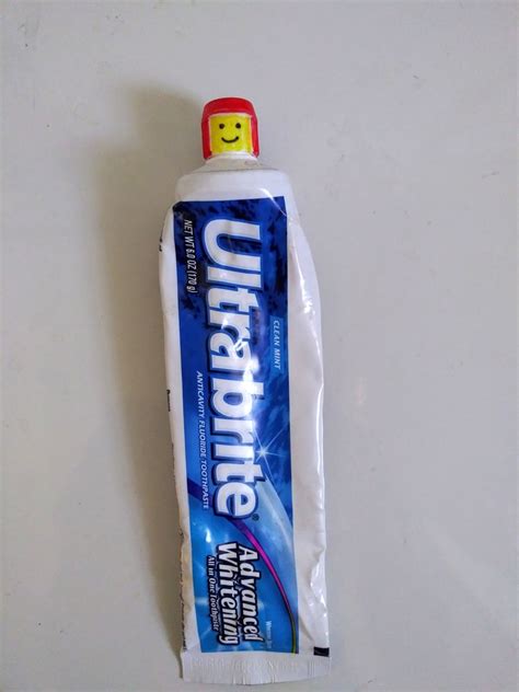 Lego Minifig Toothpaste Cap Thriftyfun