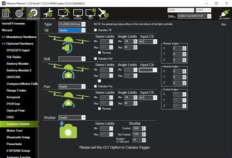 STorM32 Mavlink Associating Input CH Copter 3 5 ArduPilot Discourse