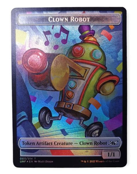 Magic The Gathering Token Clown Robot Food Foil Kaufen Auf