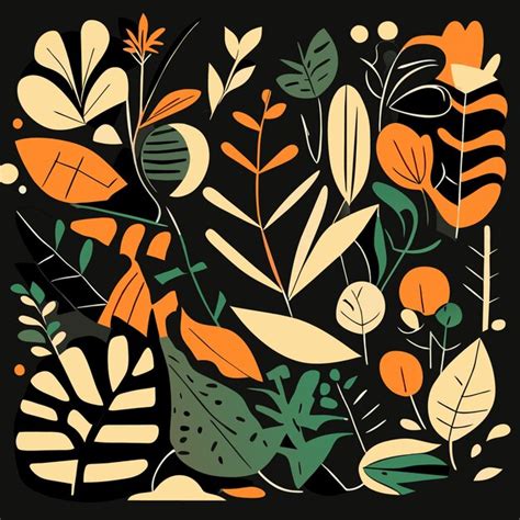 Premium Vector Rainforest Foliage Vector Illustrations