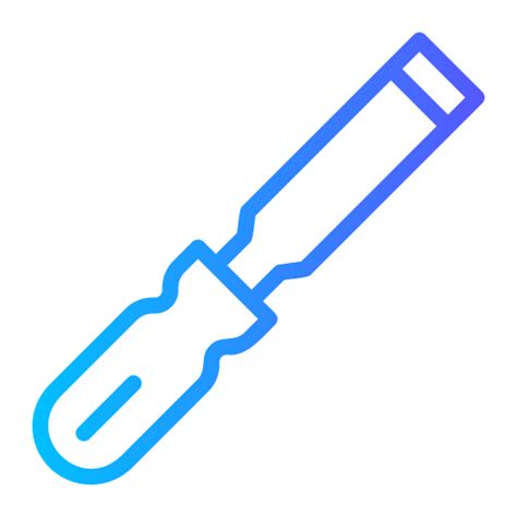 Chisel Generic Gradient Outline Icon Freepik