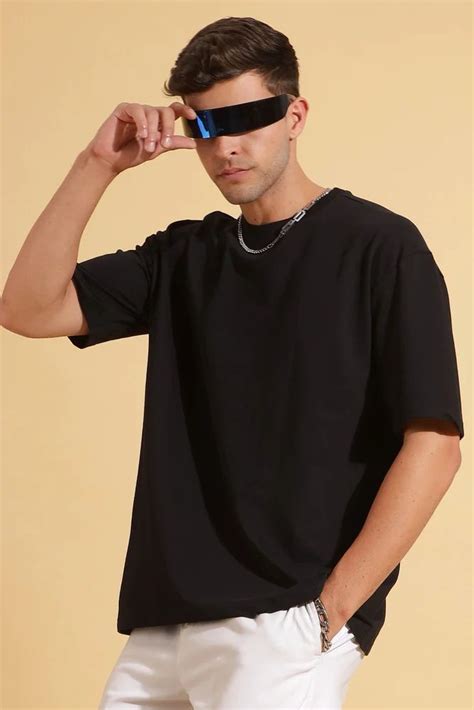 Men Black Cotton Round Neck T Shirt At ₹ 369piece Round Neck Men T
