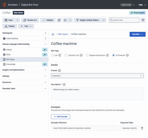 Use Ai Powered Slot Types In A Bot Flow Genesys Cloud Resource Center