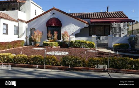 Los Angeles California Usa 18th December 2024 Actor Rolfe Sedan Former Home House At 432 N