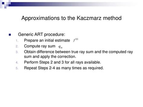 Ppt Image Reconstruction From Projections Powerpoint Presentation Free Download Id331632