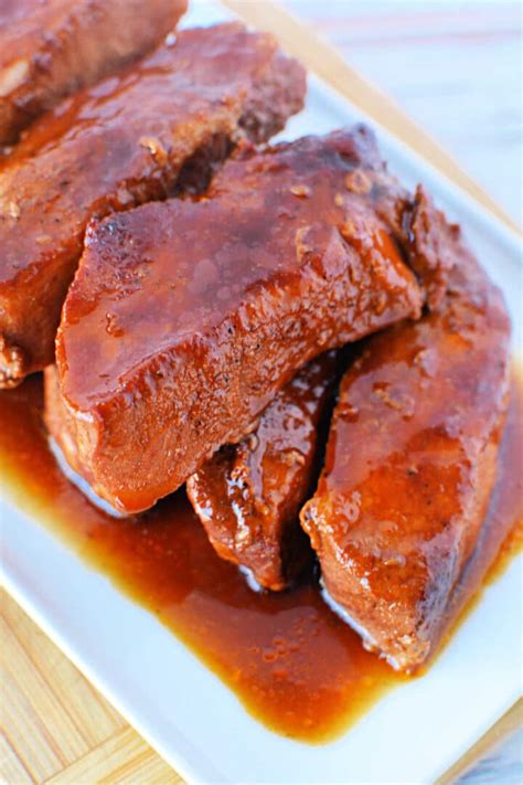 Boneless Slow Cooker Country Style Ribs With Bbq Sauce