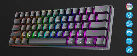 Amazon Geeky GK61 60 Hot Swappable Mechanical Gaming Keyboard