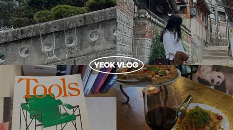 브이로그 Vlog 2주마다 광화문 가는 사람⋯ 대체 뭐 해🫨 안국~서촌 핫플 모음 대장장이 화덕피자 내자상회 파피어프로스트 서촌그책방 Youtube