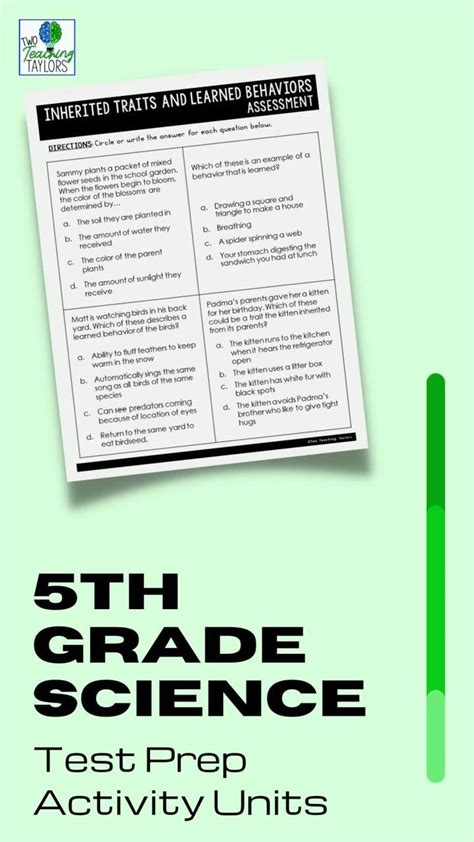 5th Grade Science Staar Test Prep Artofit