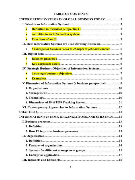 Mis Summary Pdf Information System Computer Network