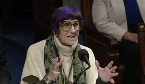 Crazed Purple Haired Rep Rosa Delauro Melts Down Over President Elon