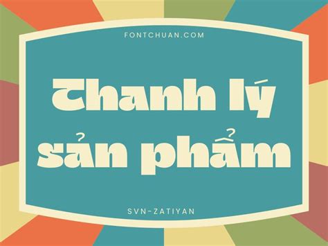 Tải Font Svn Zatiyan Việt Hóa Miễn Phí Font Chuẩn