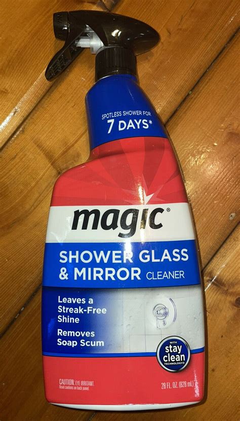 Magic Shower Glass Mirror Cleaner Trigger 28 Fl Oz Free Ship Artofit