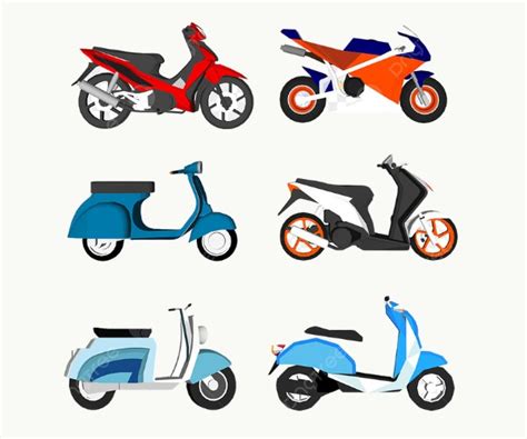 Xem Ngay Bộ Ảnh Xe Máy Vector Cực Chất Tải Về Miễn Phí