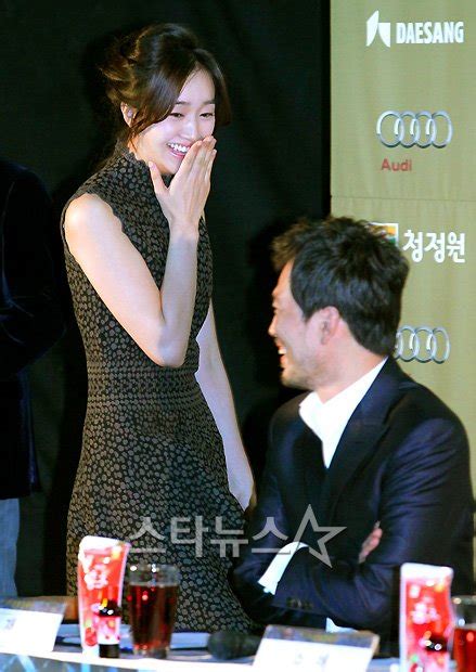 포토 수애 정재영오빠 오랜만이에요~