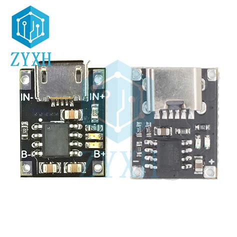 Usb Type C 18650 Li Ion Lithium Battery Charger Lithium Battery Charger Module 5 Aliexpress