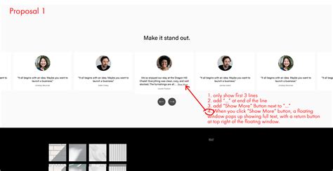 Show More Button Floating Window Pages Content Squarespace Forum