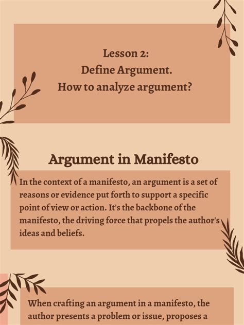 Eapp Lesson 2 Define Argument How To Analyze Argument 20231105 100924 0000 Pdf