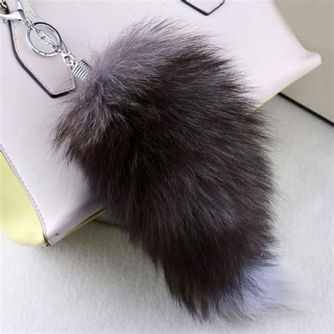Buy New Fashion Lovely Fox Tail Keychain Fox Fur