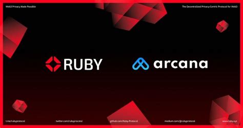 Ruby Protocol — Strategic Partnership With Arcana Network Ruby Protocol