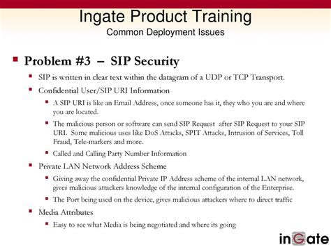 Ingate And Dialogic Technical Presentation Ppt Download