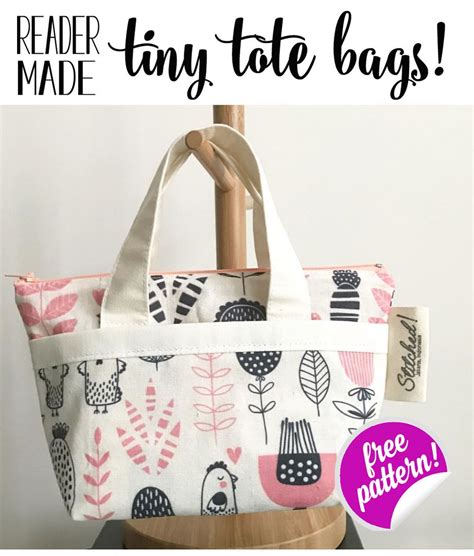 Tiny Bag Sewing Pattern Sew A Super Adorable Tote Free Pattern Artofit