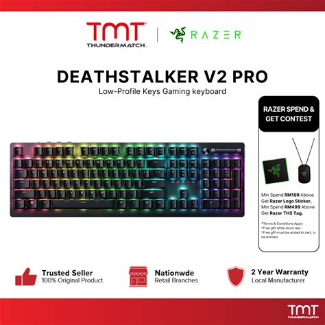 Razer Deathstalker V2 Pro V2 Pro Tkl V2 Low Profile Optical Gaming