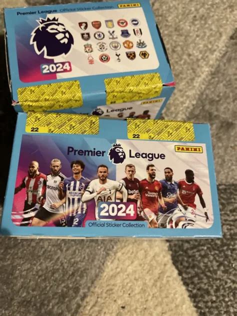 2024 Season Panini Premier League Sticker Collection 2024 Full Box