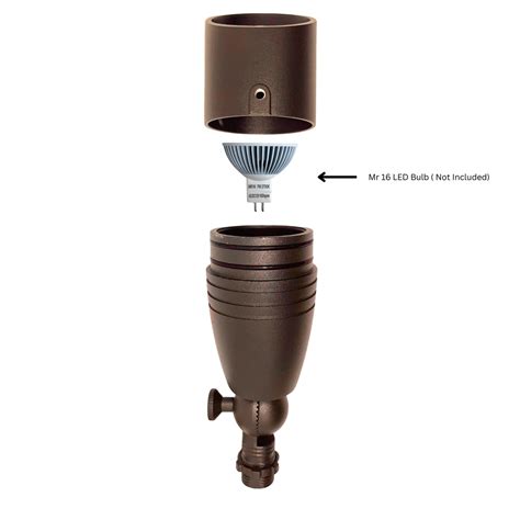 Top Notch Co Solid Aluminum Outdoor Landscape Spotlight 4 Pack 12v