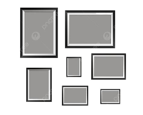 Vertical Rectangle Frameblack Exterior Frame Overlaid With White Frame
