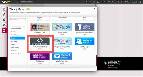 Como Integrar El Sistema De Reservas En WIX Con Bookitit