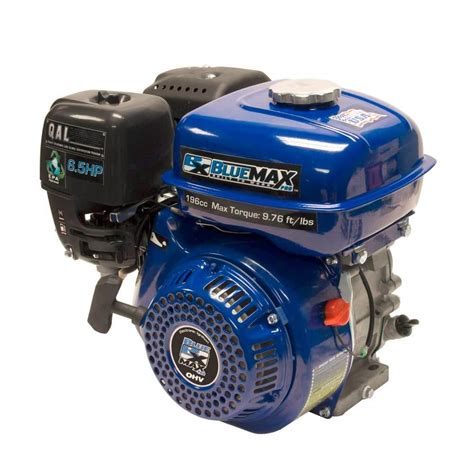 Blue Max 11 Hp Ohv Recoil Start Horizontal Shaft Engine 6785 The Home