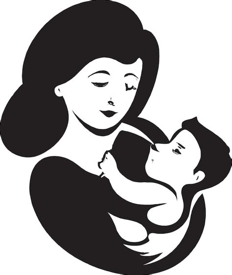 Icono De Libro De Lectura De Madre E Hijo Vector Premium