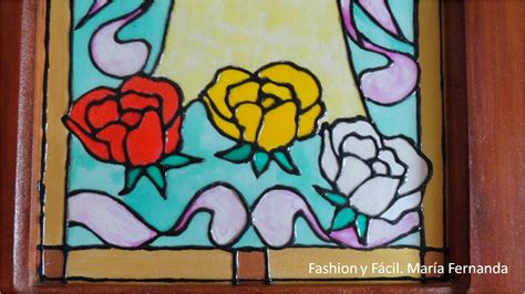 Pintura Sobre Vidrio CUADROS PINTEREST Buscar Con Google Vitrales