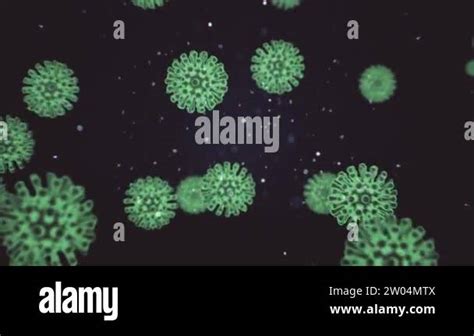 Virus And Bacteria Under Electron Microscope Viral Epidemic Disease