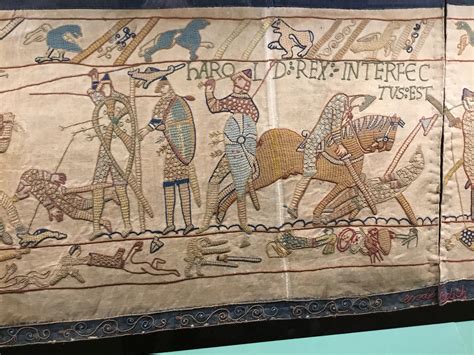 Mainly Museums A Tapestry Tale Harold And Hastings At Reading Museum