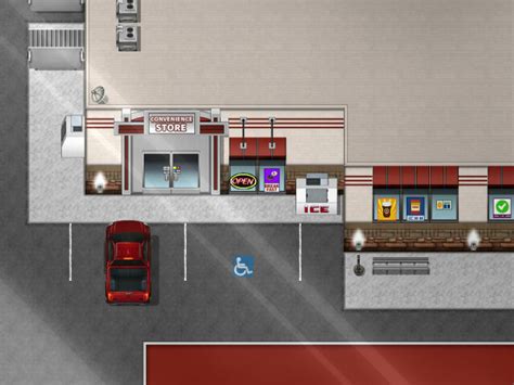 Rpg Maker Mz Kr Transportation Station Cars Trucks And Gas Tileset