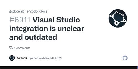 Visual Studio Integration Is Unclear And Outdated Issue Godotengine Godot Docs GitHub