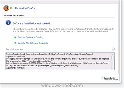 Software Catalog Cant Cant Install Applications Configuration Manager Windows Noob Com